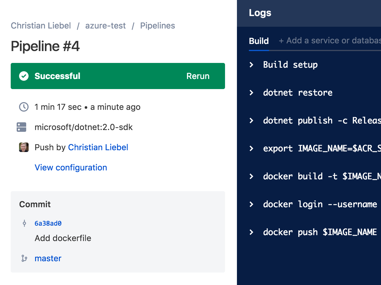 Push Your ASP.NET Core 2.0 App to Azure Container Registry via Bitbucket Pipelines – Christian ...